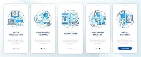 Digitalization Of Retail Market Onboarding Mobile App Page Screen Brochure Template Download On