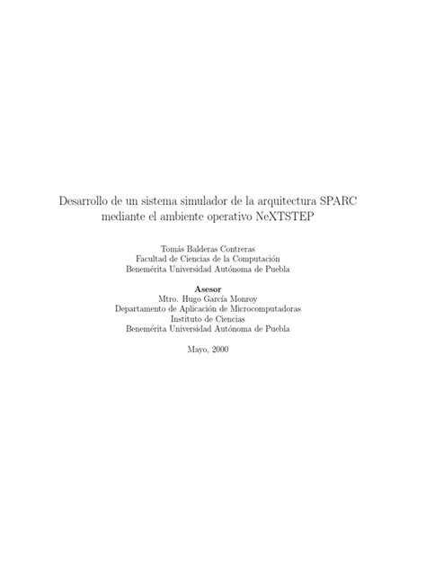 arquitectura sparc pdf unidad central de procesamiento memoria del ordenador