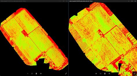 Ndvi Comparison Drone Survey 2 With A Sentera Nir Sensor Drone