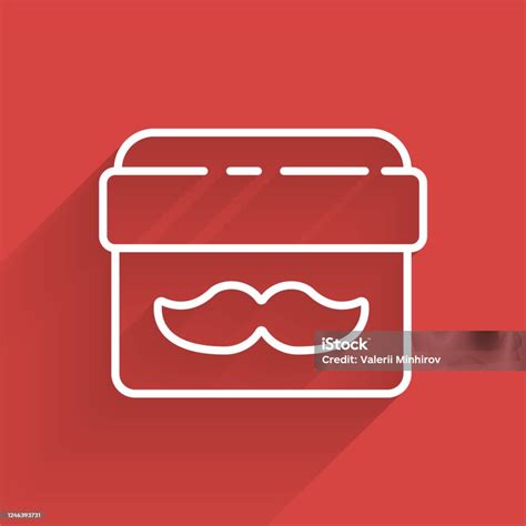 긴 그림자로 분리 된 흰색 라인 크림 또는 로션 화장품 항아리 아이콘 남성용 바디 케어 제품 벡터 일러스트레이션 건강 진단에 대한 스톡 벡터 아트 및 기타 이미지 Istock