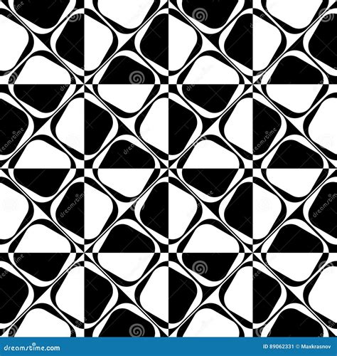 Seamless Square Pattern Stock Vector Illustration Of Modern 89062331