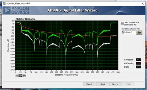 使用ad936x Evaluation Software导出配置时，软件提示滤波器系数过多。 讨论 Other Products Cn Engineerzone