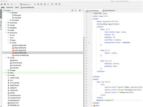 Laravel Layout Blogadmin Codede