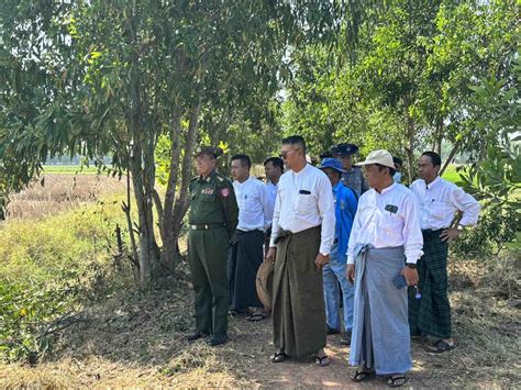 တိုင်းဒေသကြီးအစိုးရအဖွဲ့၊ လုံခြုံရေးနှင့်နယ်စပ်ရေးရာဝန်ကြီးသည် ကန်ကြီးထောင့်မြို့နယ်ရှိ တောင