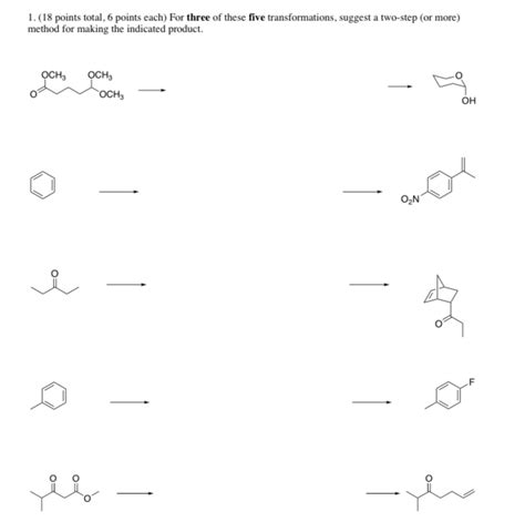 Solved 1 18 Points Total 6 Points Each For Three Of