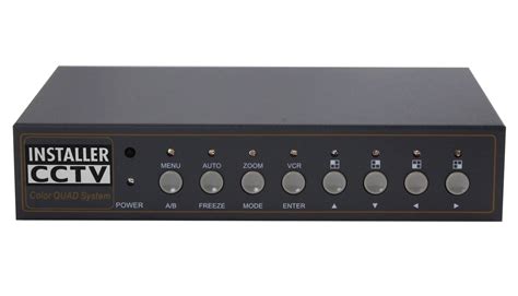 Buy Installercctv Video Quad Color 8ch Multiplexer Remote Control And