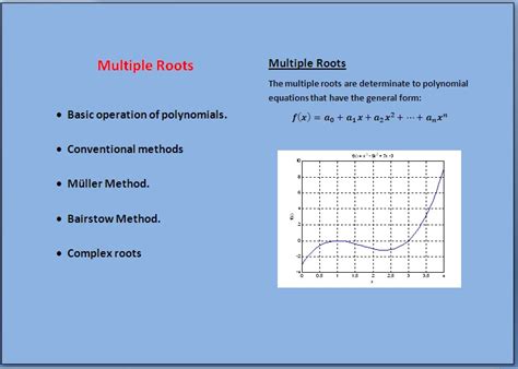 Numerical Methods In Engineering Chapter 31 Multiple Roots