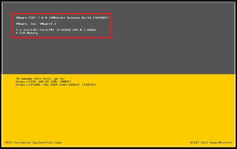 Pantallazos Es VMware ESXi Instalar Un Nuevo Servidor Host