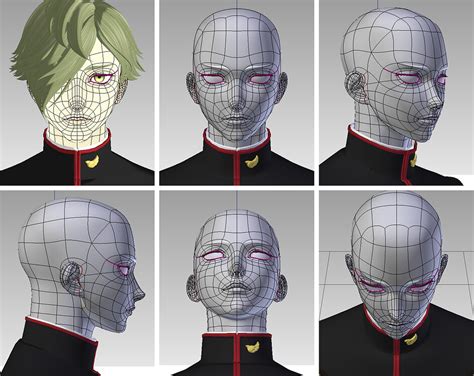 How To Model A Character From Reference Images With Topology Modeling Blender Artists Community