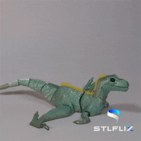 🦖 Articulated Velociraptor・ Stl File For 3d Printing・cults