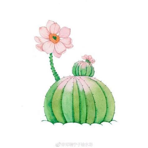 水彩简笔画 水彩简笔画可爱小图案 苗苗知道