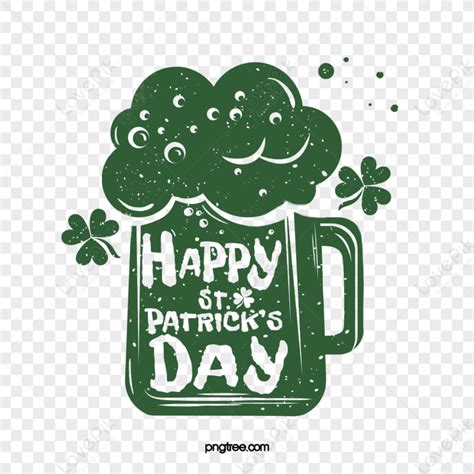 세인트 패트릭 데이 토끼풀 녹색 로고 일러스트초록문화 Png 일러스트 무료 다운로드 Lovepik