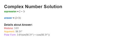complex number solver and grapher devpost