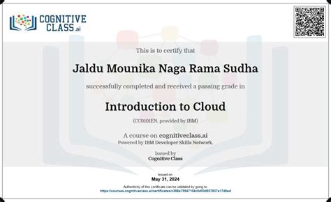 Sudha Jaldu On Linkedin Ibmskillnetworks Cloudcomputing