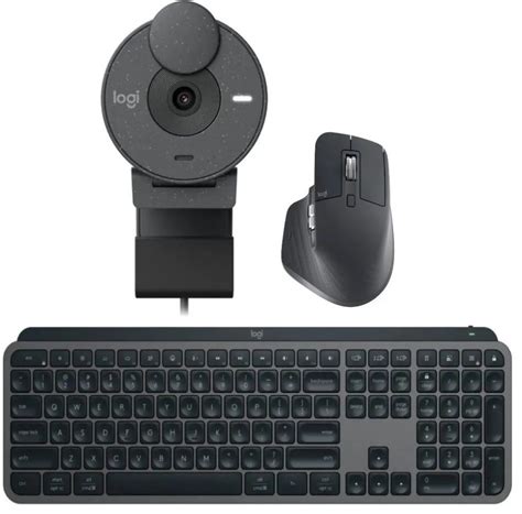 Buy Logitech Mx Work Bundle With Mx Keys S Keyboard 3s Mouse And Brio 300 Webcam Graphite