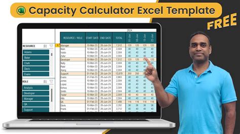 Master Resource Management With Our Free Excel Capacity Calculator Template Indzara