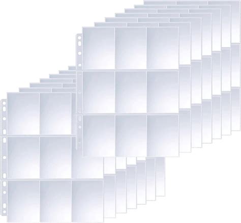 Neodtx Trading Card Sleeves 360 Pockets Card Sleeves Folder Sleeves