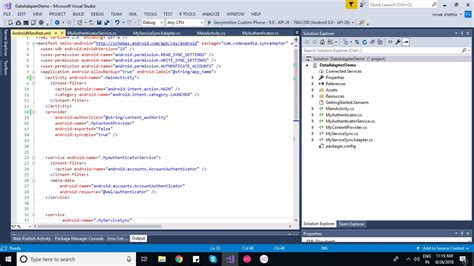 Xamarin Android Sync Adapter In Xamarin Android Stack Overflow