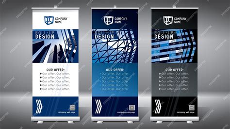 Premium Vector Set Of Rollup Templates