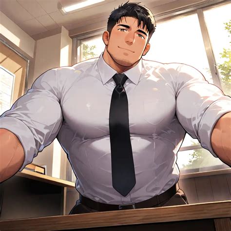 3 Anime Male Style Gay Bara Mix｜modelo De Arte Ia And Lora Pixai