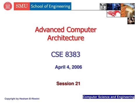 PPT Advanced Computer Architecture CSE PowerPoint Presentation Free Download ID