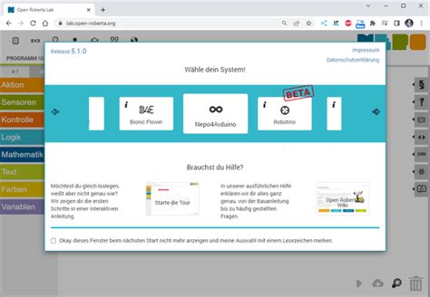 Grafische Programmierung Mit Open Roberta Technik Blog
