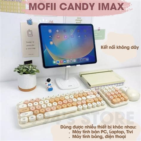 MoFii Candy IMAX Mechanical Keyboard And Mouse Set With Wireless Numlock 3 In 1 Design