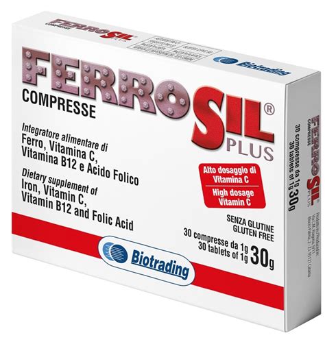 Ferrosil Plus 30 Cpr Integratore Di Ferro E Farmaciaeuropea It