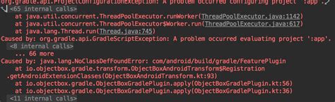 Gradle Sync Failed · Issue 546 · Objectboxobjectbox Java · Github