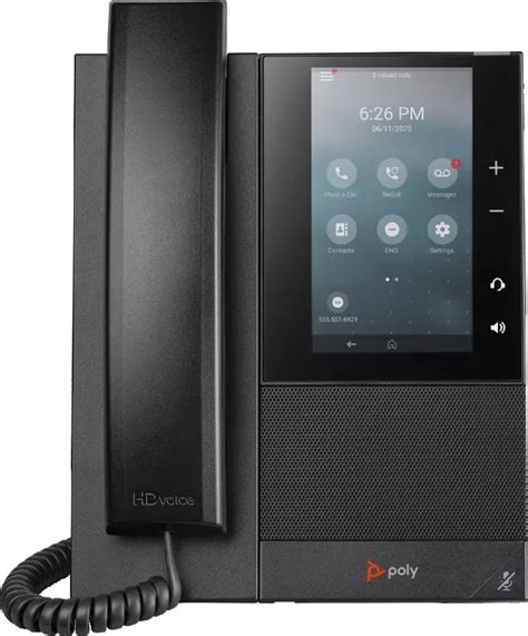 Ccx 500 Mid Range Business Media Desk Phone With Color Touchscreen