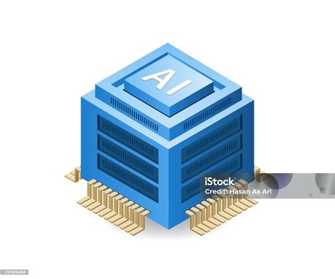 Ai 클라우드 서버 인포그래픽 3d 일러스트 평면 아이소메트릭 0명에 대한 스톡 벡터 아트 및 기타 이미지 0명 3차원