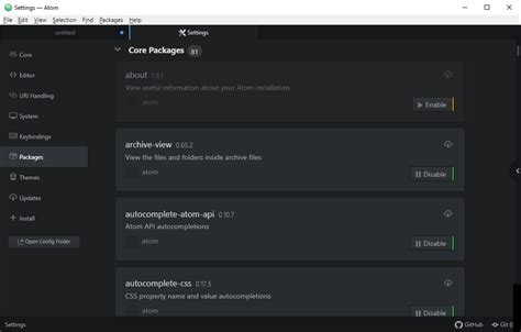 Atom Скачать для Windows и Linux