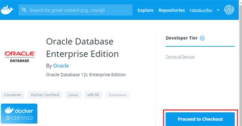 Docker Oracle 12c 구성 및 사용하기 Oracle 공식 배포버전