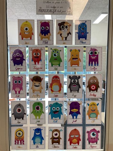 Takenbord Met De Monstertjes Van Classdojo Artofit
