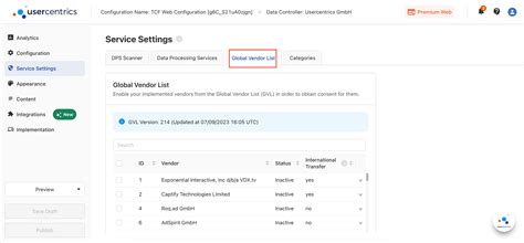Your Banner When Using Tcf 22 Usercentrics Support En