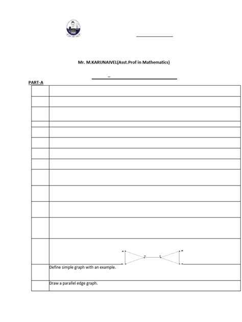 Gt Question Bank Pdf Theoretical Computer Science Combinatorics