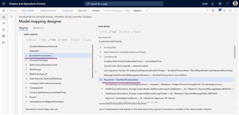 실행된 Er 형식의 데이터 소스를 디버그하여 데이터 흐름 및 변환 분석 Finance And Operations Dynamics 365 Microsoft Learn