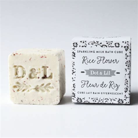 Rice Flower Sparkling Milk Bath Cube Sky Cadeaux Et Fleurs