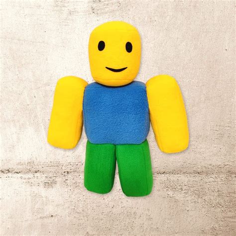 Noob Roblox Plush Gamer T Plushie Toy Etsy