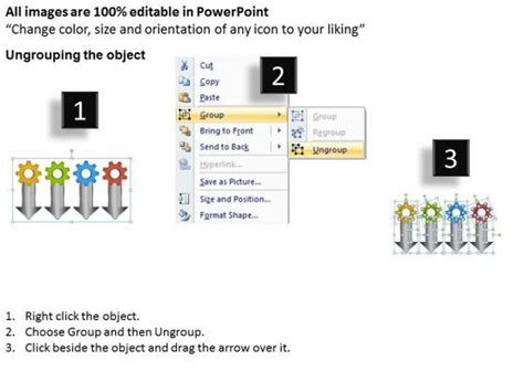 Parallel Process Arrows Stages Business Plans For Small PowerPoint Slides
