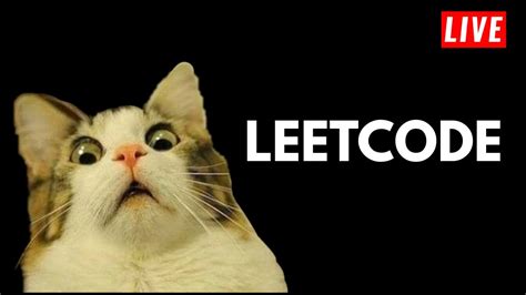 🔴live Coding ♾️ Leetcode Dsa In Python Series Coding Projects Youtube