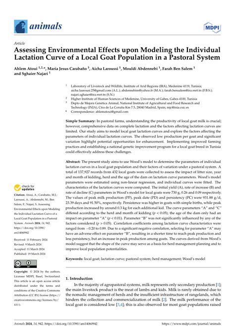 Pdf Assessing Environmental Effects Upon Modeling The Individual