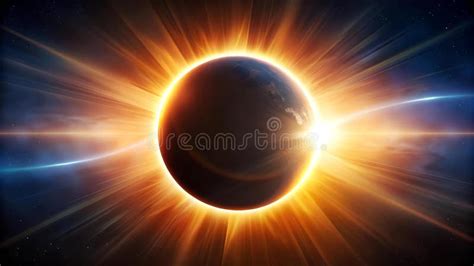 Celestial Dance A Symphony Of Light And Shadow During A Solar Eclipse