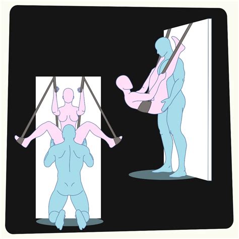 Μαύρη Κούνια Πόρτας Crushious Deluxe Sex Door Swing Black