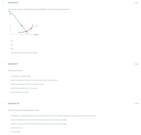 Solved Question 8 1 Pts Use The Figure Below With Perfect