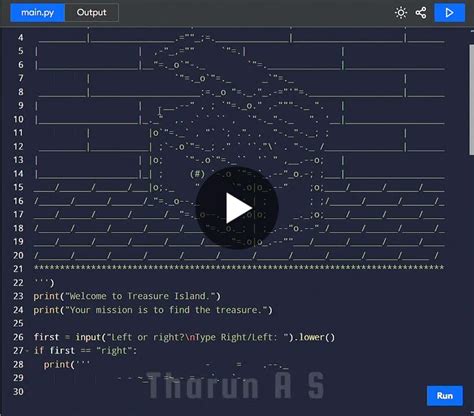 100daysofcode Python Codingchallenge Tharun A S