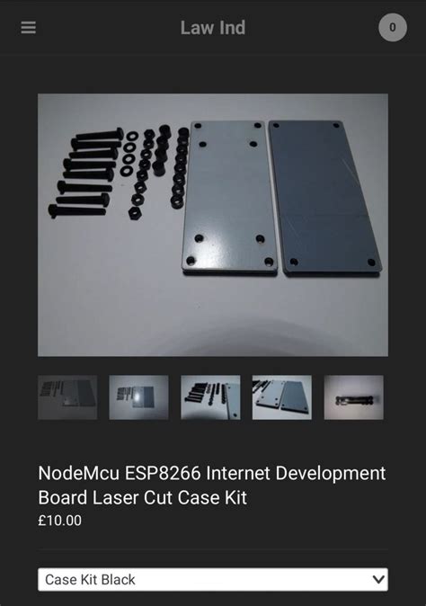 Nodemcu Esp8266 Laser Cut Case Kit