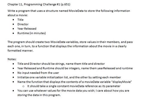 Solved Chapter 11 Programming Challenge 1 P651 Write A