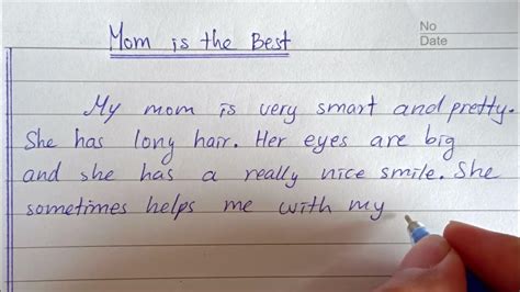 How To Write A Paragraph About Mom Is The Best Good Example For You