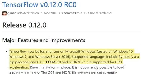 Docker나 가상머신 없이 Window에서 Tensorflow 시작하기 Tensorflow Gpu Window 710 설치 가이드입니다 Raikorea